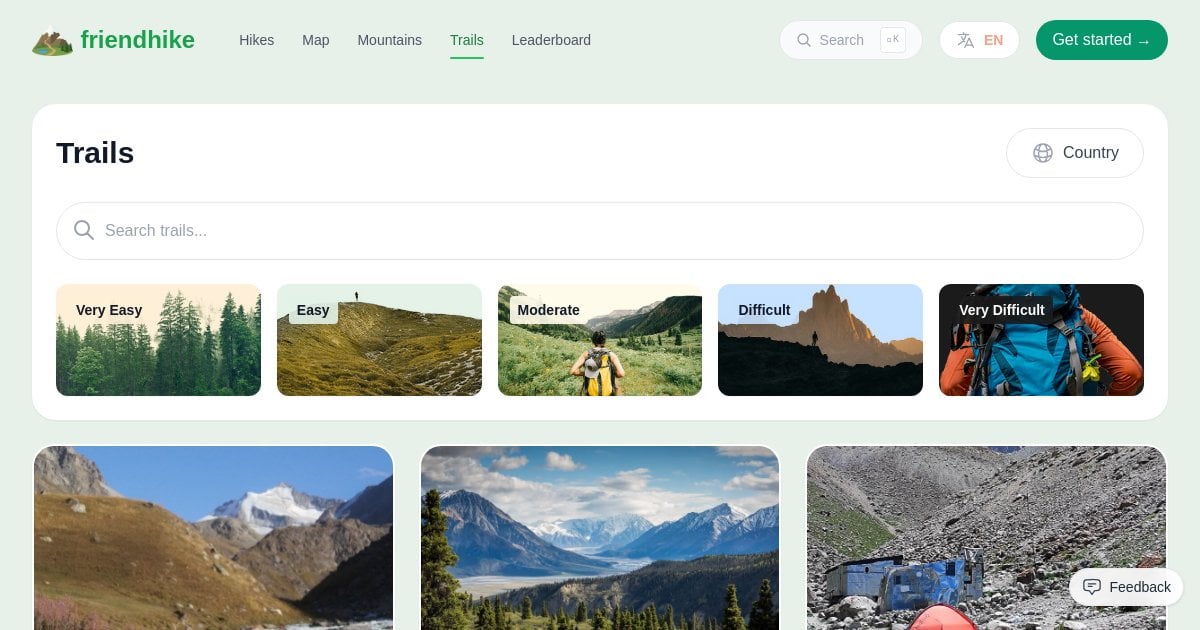 Find Hiking Trails Near You | FriendHike
