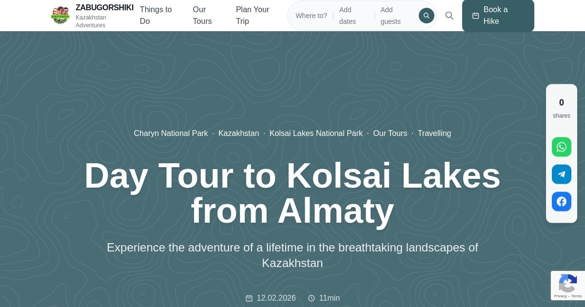 Kolsai Lakes & Kaindy Lake Tour from Almaty - 2-3 Day Trip (2026)